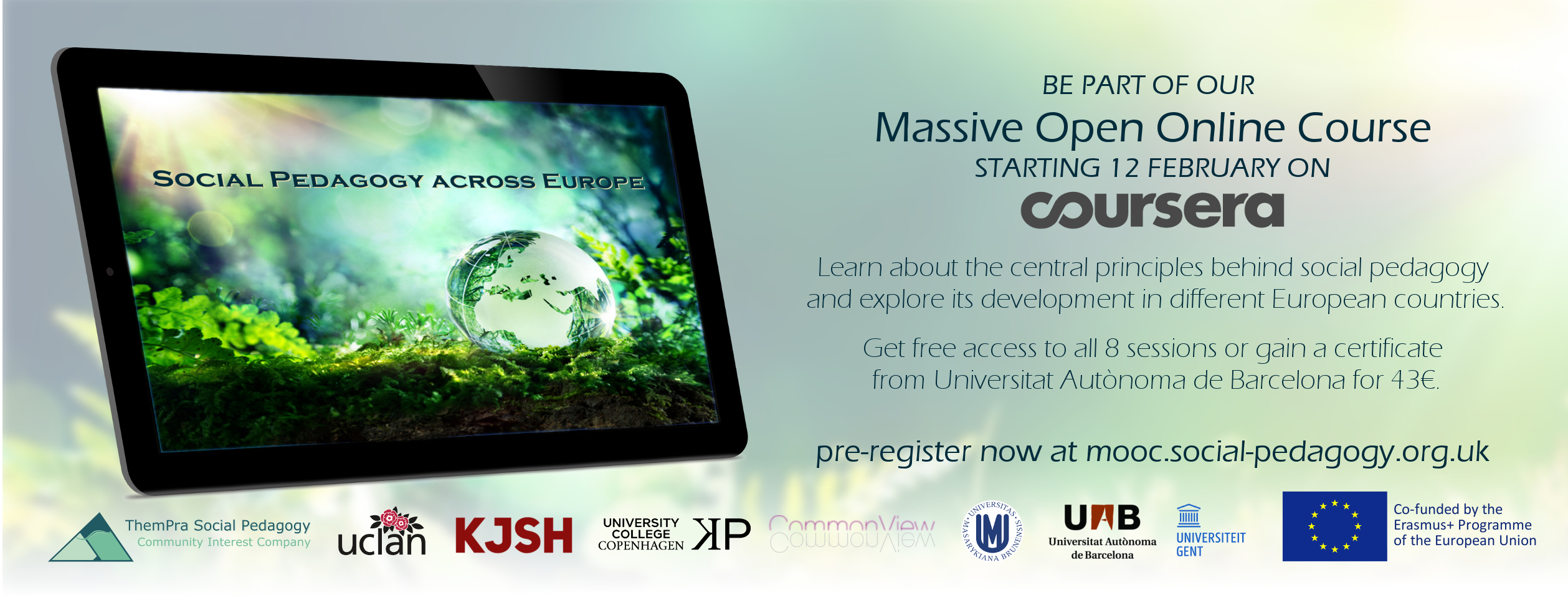 Mooc Promo Banner 2019 Thempra Social Pedagogy